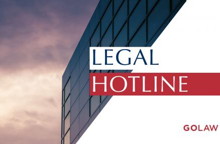 Legislative news digest LEGAL HOTLINE 25.07.2019 - GOLAW Law Firm ...