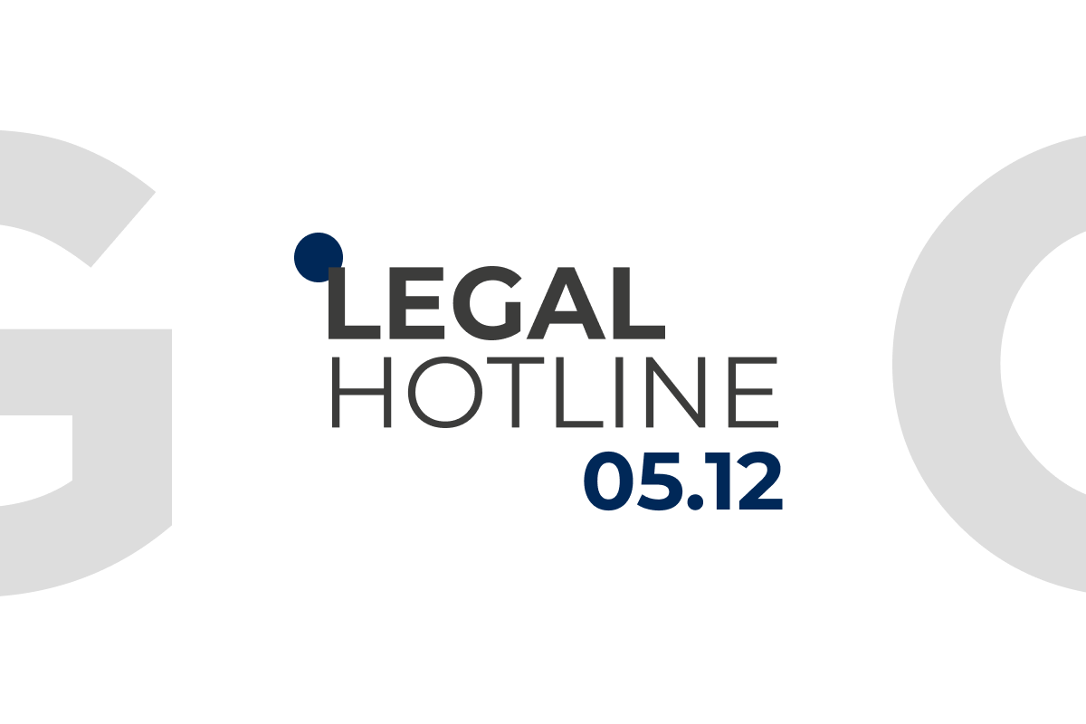 LEGAL HOTLINE 05.12.2023 | Дайджест головних законодавчих новин